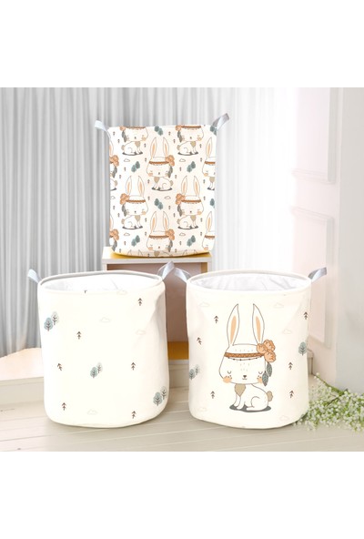 İnstababyrooms Çocuk Odası Dijital Baskılı Çok Amaçlı 3'lü Sepet Model 0024 İnstababyrooms Çocuk Odası Dijital Baskılı Çok Amaçlı 3'lü Sepet Model 0024