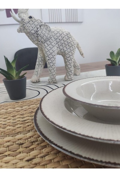 Dekoratif Kütahya Porselen Pearl Adler 18 Parça