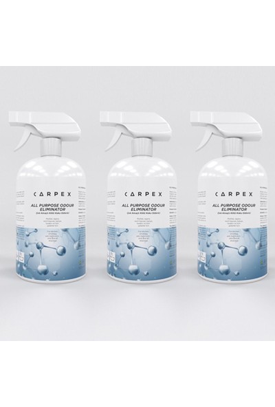 Carpex Çok Amaçlı Kötü Koku Giderici 500ML 3'lü Carpex Çok Amaçlı Kötü Koku Giderici 500ML 3'lü