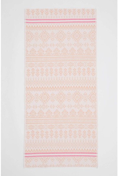 DeFacto Geometrik Desenli Plaj Havlusu N9909AZ21SM