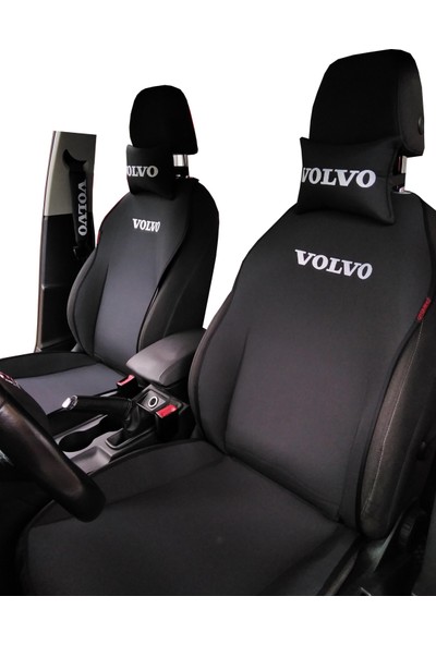 Otomind Volvo Nakışlı Ön İkili Oto Koltuk Kılıfı