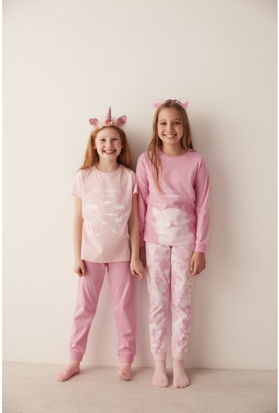 Mix Pamuk 4lü Pijama Takımı