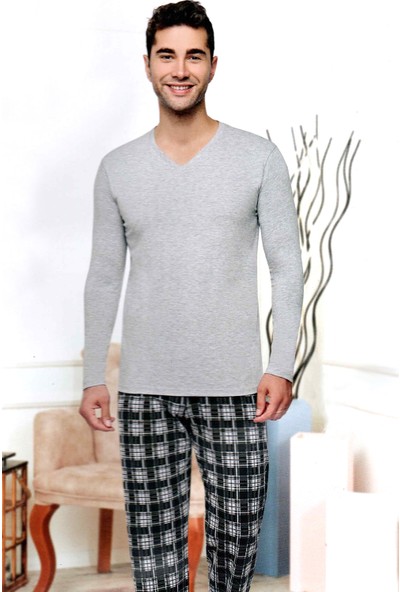 Armilla Di Moda Erkek Uzun Kol Mevsimlik Penye Pijama Takımı Armilla Di Moda Erkek Uzun Kol Mevsimlik Penye Pijama Takımı