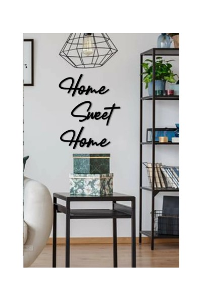 Evde Ucuz Home Sweet Home Duvar Tablosu