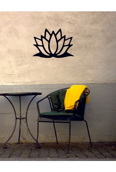 Evde Ucuz Ahşap Lotus Çiçeği Duvar Tablosu