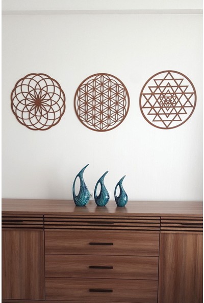 Evde Ucuz Yaşam Çiçeği Sriyantra ve Torus 3 Lü Set Kutsal Geometri Torus Nefesi ve Shri Yantra Evde Ucuz Yaşam Çiçeği Sriyantra ve Torus 3 Lü Set Kutsal Geometri Torus Nefesi ve Shri Yantra