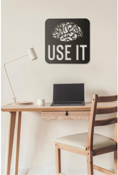 Evde Ucuz Use It Duvar Tablosu Ahşap Duvar Yazısı Lazer Duvar Süsü