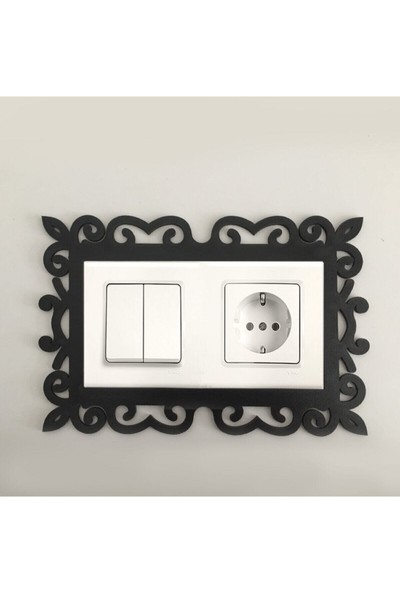 Evde Ucuz 2'li Dekoratif Priz Çerçevesi