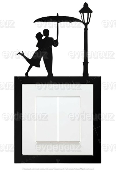 Evde Ucuz Ahşap Priz Çerçevesi Sevgili Temalı Evde Ucuz Ahşap Priz Çerçevesi Sevgili Temalı