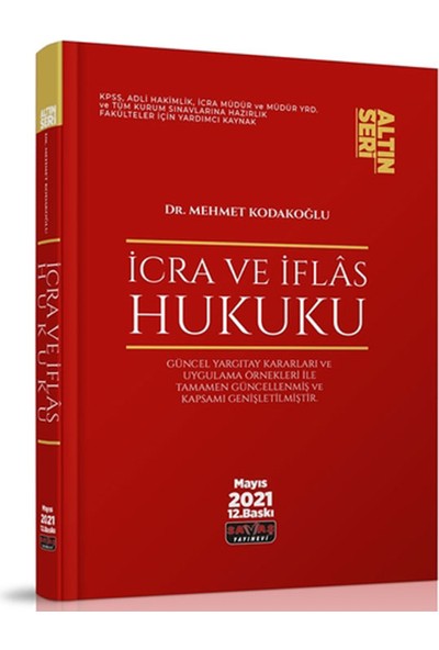 Icra ve Iflas Hukuku Konu Anlatımı Altın Seri
