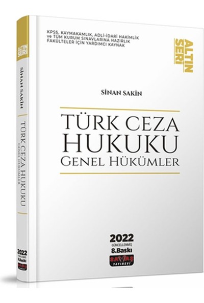 Türk Ceza Hukuku Genel Hükümler Türk Ceza Hukuku Genel Hükümler