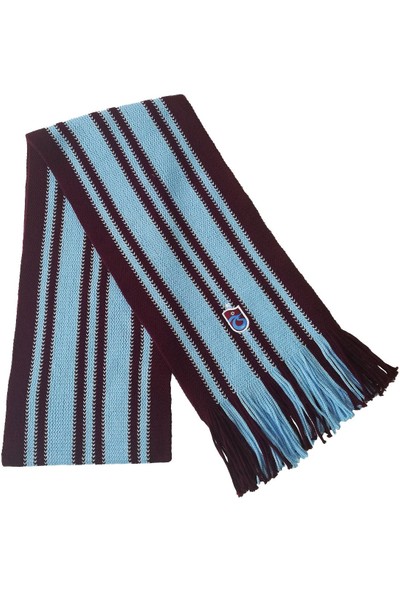 TS Club Atkı Casual Bordo Mavi Çizgili