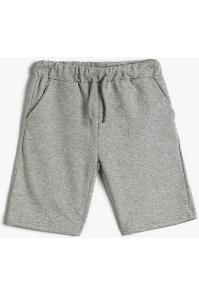 Koton Normal Bel Gri Erkek Çocuk Şort - 2SKB40024TK