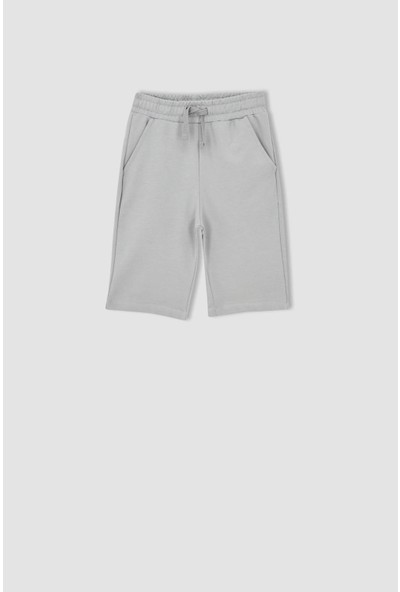 DeFacto Erkek Çocuk Regular Fit Esnek Belli Bermuda Şort W9038A622SP