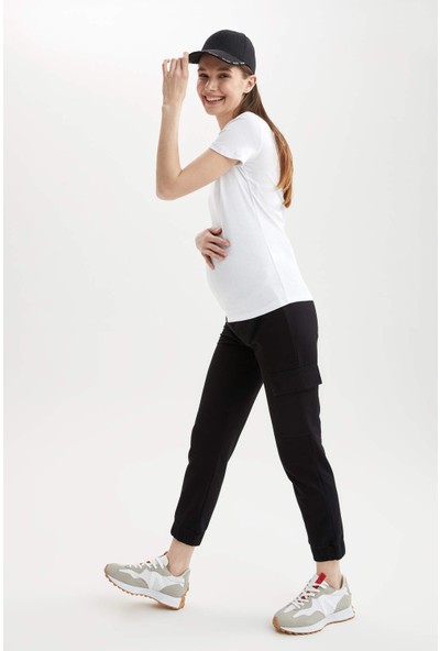 DeFacto Hamile Kargo Cepli Jogger Eşofman Altı X2349AZ22SP DeFacto Hamile Kargo Cepli Jogger Eşofman Altı X2349AZ22SP