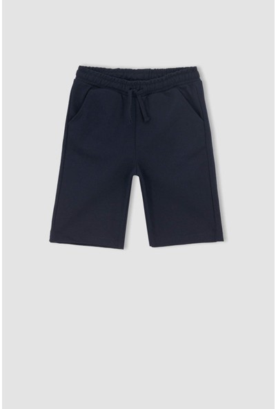 DeFacto Erkek Çocuk Regular Fit Esnek Belli Bermuda Şort X4206A622SP