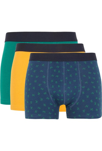 DeFacto Esnek Kumaş Standart Kalıp 3'lü Boxer U7325AZ22SP