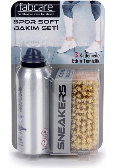 Fabcare 9022 Fabcare Spor Ayakkabı Temizleme Seti 125 Ml-Naturel