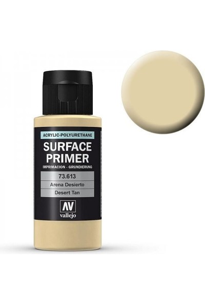 Vallejo 73613 60 Ml. Desert Tan Base, Astar Maket Boyası Vallejo 73613 60 Ml. Desert Tan Base, Astar Maket Boyası