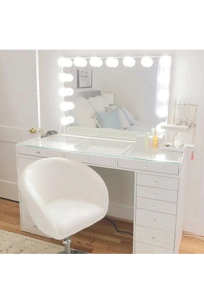 Deniz Design Pari̇s Makyaj Masasi 13 Çekmeceli̇ Deniz Design Pari̇s Makyaj Masasi 13 Çekmeceli̇