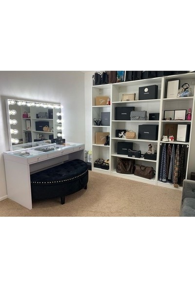 Deniz Design Deni̇zhome Çekmeceli Camlı Masa Deniz Design Deni̇zhome Çekmeceli Camlı Masa