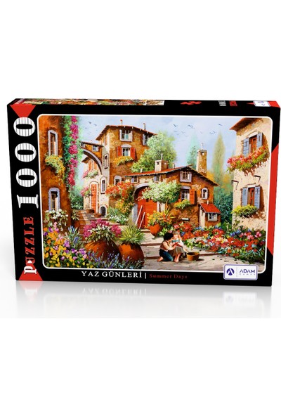 Adam Games Yaz Günleri 1000 Parça Puzzle Yapboz