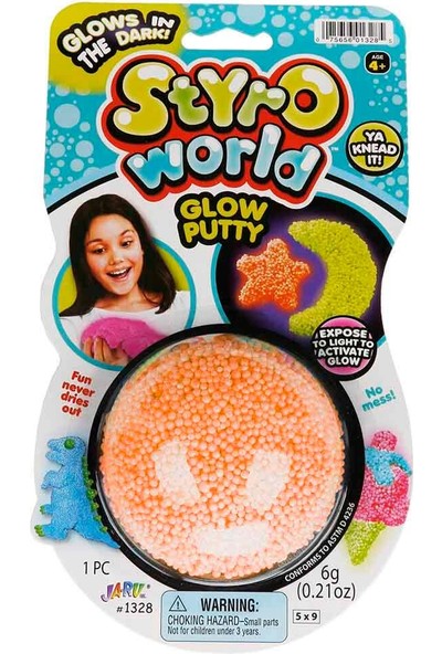 Jaru Karanlıkta Parlayan Köpük Top - Turuncu Jaru Karanlıkta Parlayan Köpük Top - Turuncu