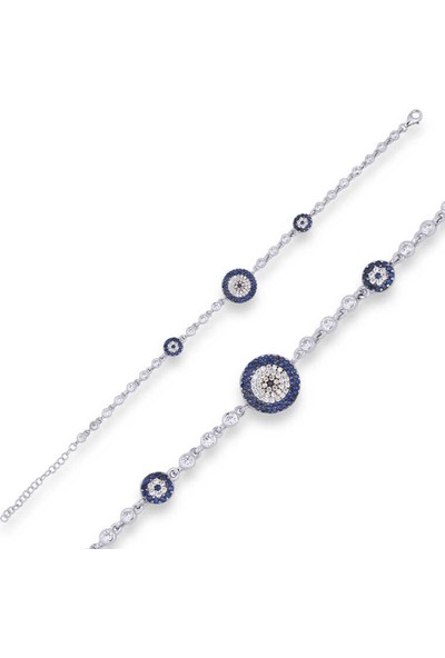 Gumush ​gümüş Nazar Boncuklu Bileklik