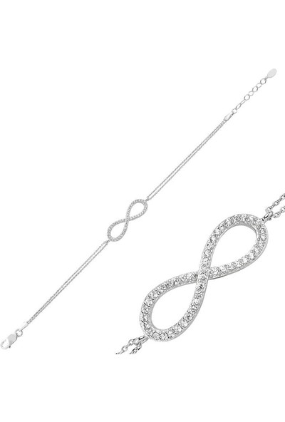 Gumush Gümüş Sonsuzluk Kadın Bileklik