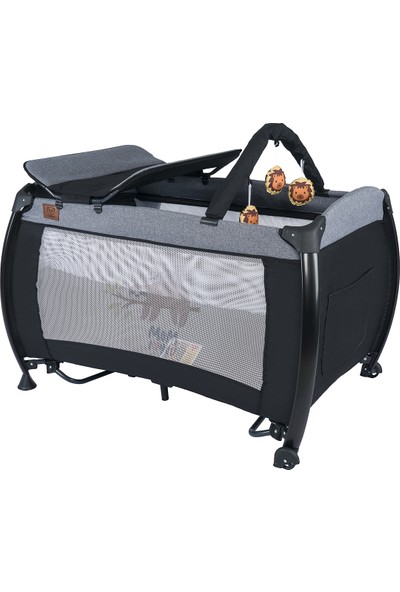 Mamma Sloth Siyah Kasa Alüminyum Park Yatak Beşik Mamma Sloth Siyah Kasa Alüminyum Park Yatak Beşik