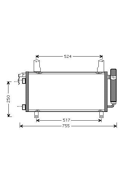 MGA Klıma Radyatoru-(Mazda-6 02-08 -2.0-2.3- )
