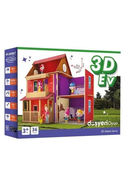 Düşyeri 3D Maket Ev Puzzle
