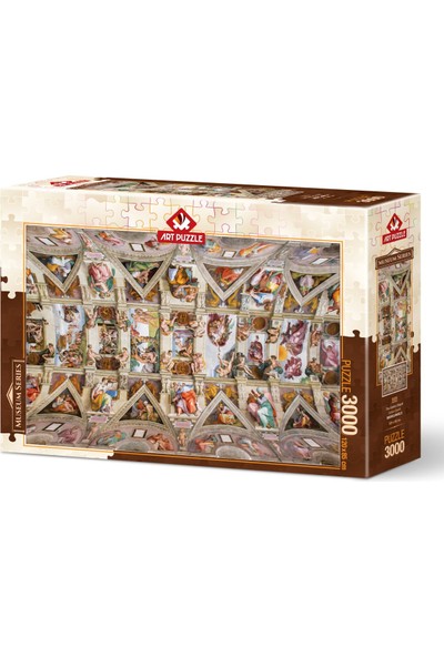 Art Puzzle Sistina Şapeli 3000 Parça Puzzle Art Puzzle Sistina Şapeli 3000 Parça Puzzle