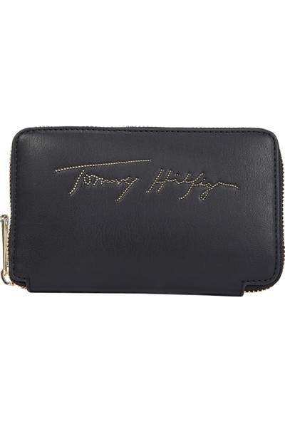 Tommy Hilfiger AW0AW10976BDS Siyah Kadın Cüzdan