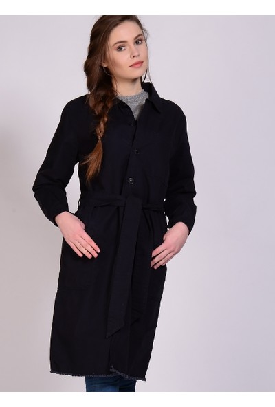 Adpt Koyu Lacivert Kadın Ceket