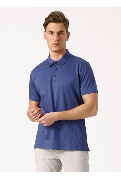 Cotton Bar Basic Lacivert Polo T-Shirt Cotton Bar Basic Lacivert Polo T-Shirt