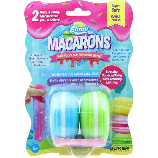 Slimy 2'li Macaron Slime - Mavi-Yeşil Fiyatı - Taksit Seçenekleri