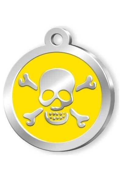 Ozcmax Mineli Seri Kuru Kafa Desenli Künye Sarı-Zoo