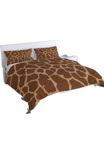 Genetti Home Leopar Desen Nevresim Takımı