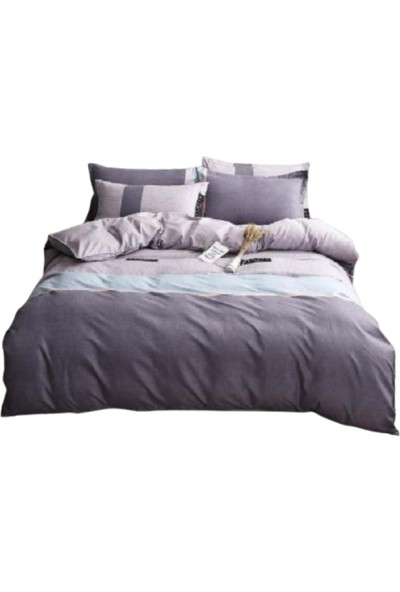 Genetti Home Geometrik Desen Pamuk Polyester Nevresim Takımı