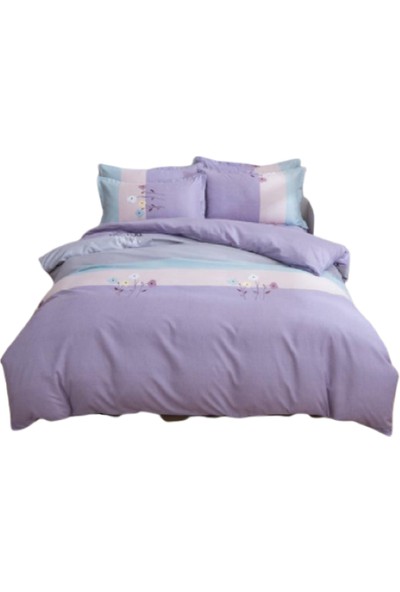 Genetti Home Geometrik Desen Pamuk Polyester Nevresim Takımı