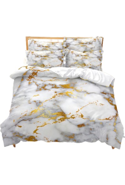 Genetti Home Mermer Desen Polyester Nevresim Takımı Genetti Home Mermer Desen Polyester Nevresim Takımı