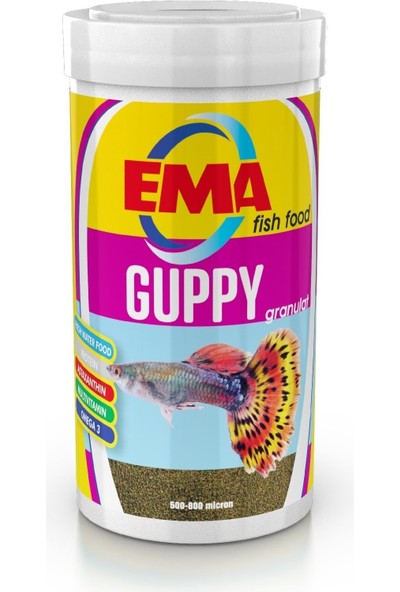 Armatürk Ema gruppy, grranül Canlıdoğuran, Tropikal, Lepistes Yemi 250 ml
