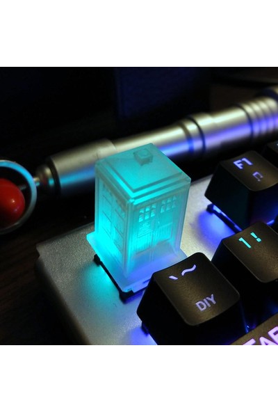 Aldım Geldi Tardis Keycap Plastik Aparat Aldım Geldi Tardis Keycap Plastik Aparat