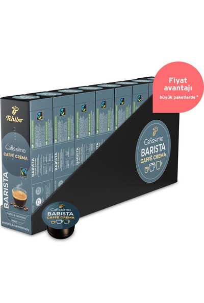 Tchibo Barista Caffè Crema 80 Adet Kapsül Kahve - Avantajlı Paket Tchibo Barista Caffè Crema 80 Adet Kapsül Kahve - Avantajlı Paket