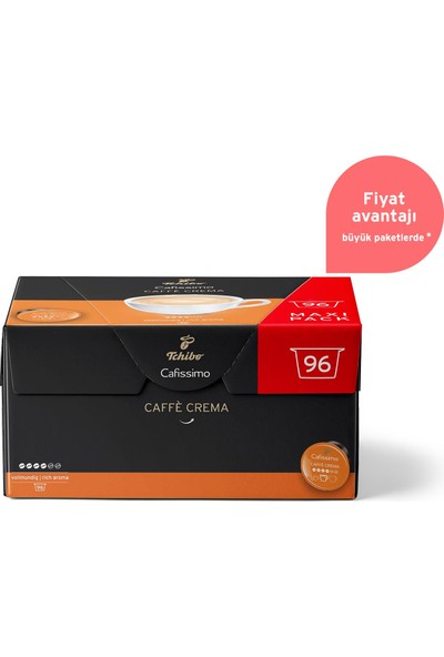 Tchibo Caffè Crema Rich Aroma 96 Adet Kapsül Kahve Tchibo Caffè Crema Rich Aroma 96 Adet Kapsül Kahve