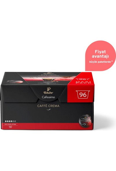 Tchibo Caffè Crema Colombia 96 Adet Kapsül Kahve Tchibo Caffè Crema Colombia 96 Adet Kapsül Kahve
