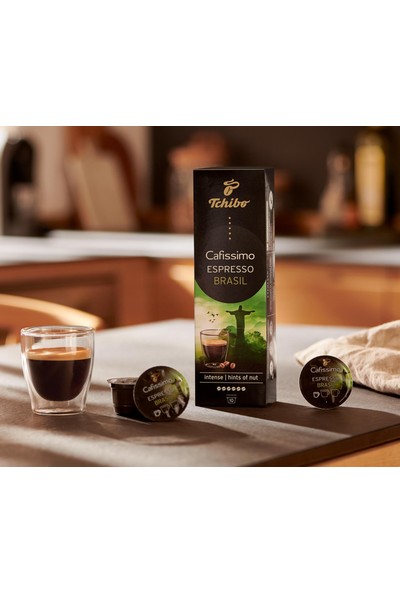 Tchibo Espresso Brasil 10 Adet Kapsül Kahve Tchibo Espresso Brasil 10 Adet Kapsül Kahve