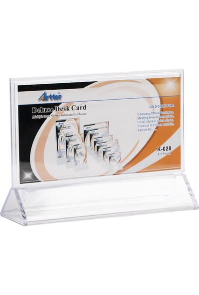 Lamiess K-028 Masaüstü Reklam Panosu Yatay 3 'lü Lamiess K-028 Masaüstü Reklam Panosu Yatay 3 'lü