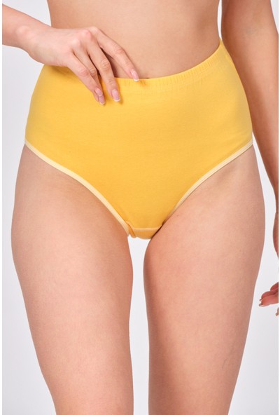 %100 Pamuk Beli Lastikli Kadın Bato Külot